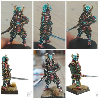 Leyendas en Miniatura: [Pintura] Samurái de TitanForge