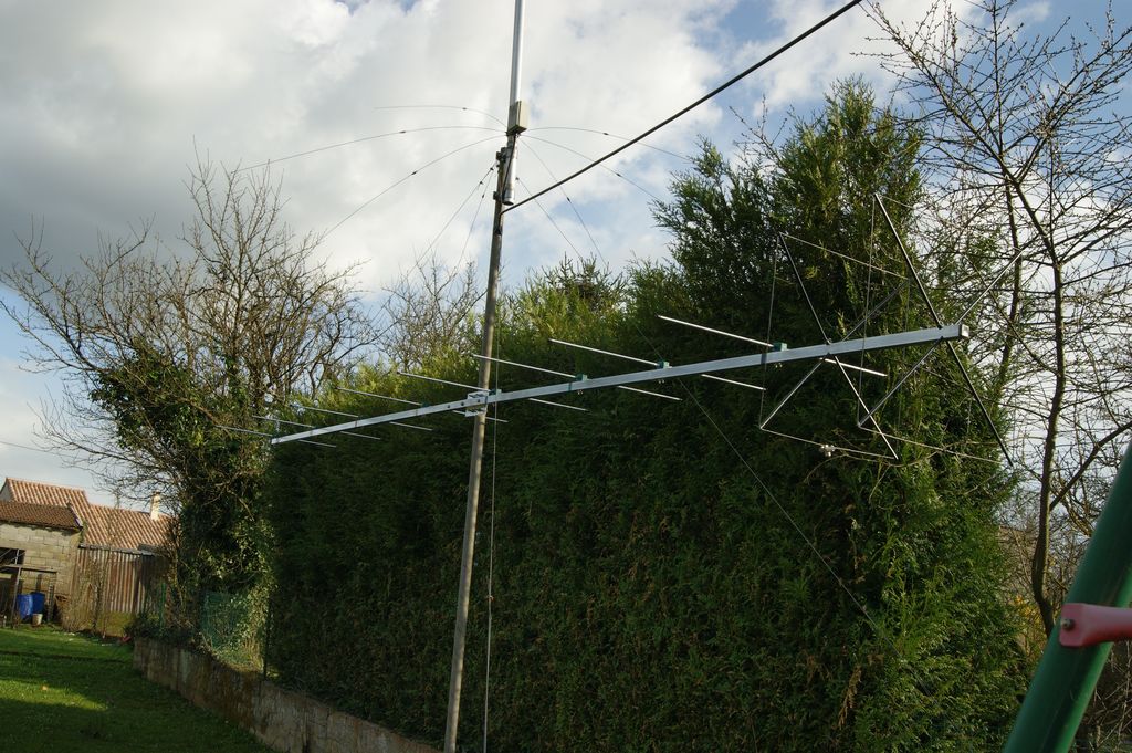 F5IRO Freddy: Antenne Quagi chez F5RTF