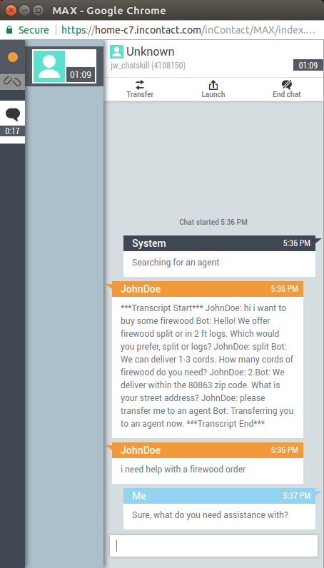 Tech Tips: Dialogflow & InContact Chat Integration