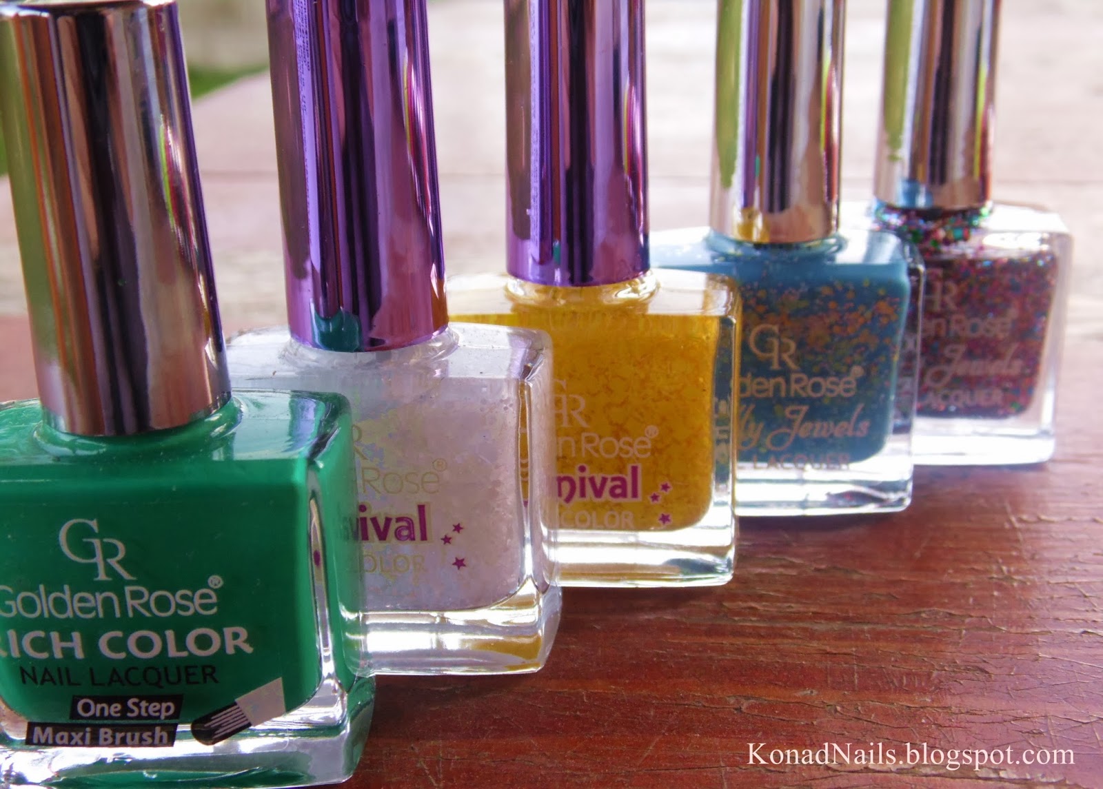 Konad Addict: My Golden Rose nail polish arsenal