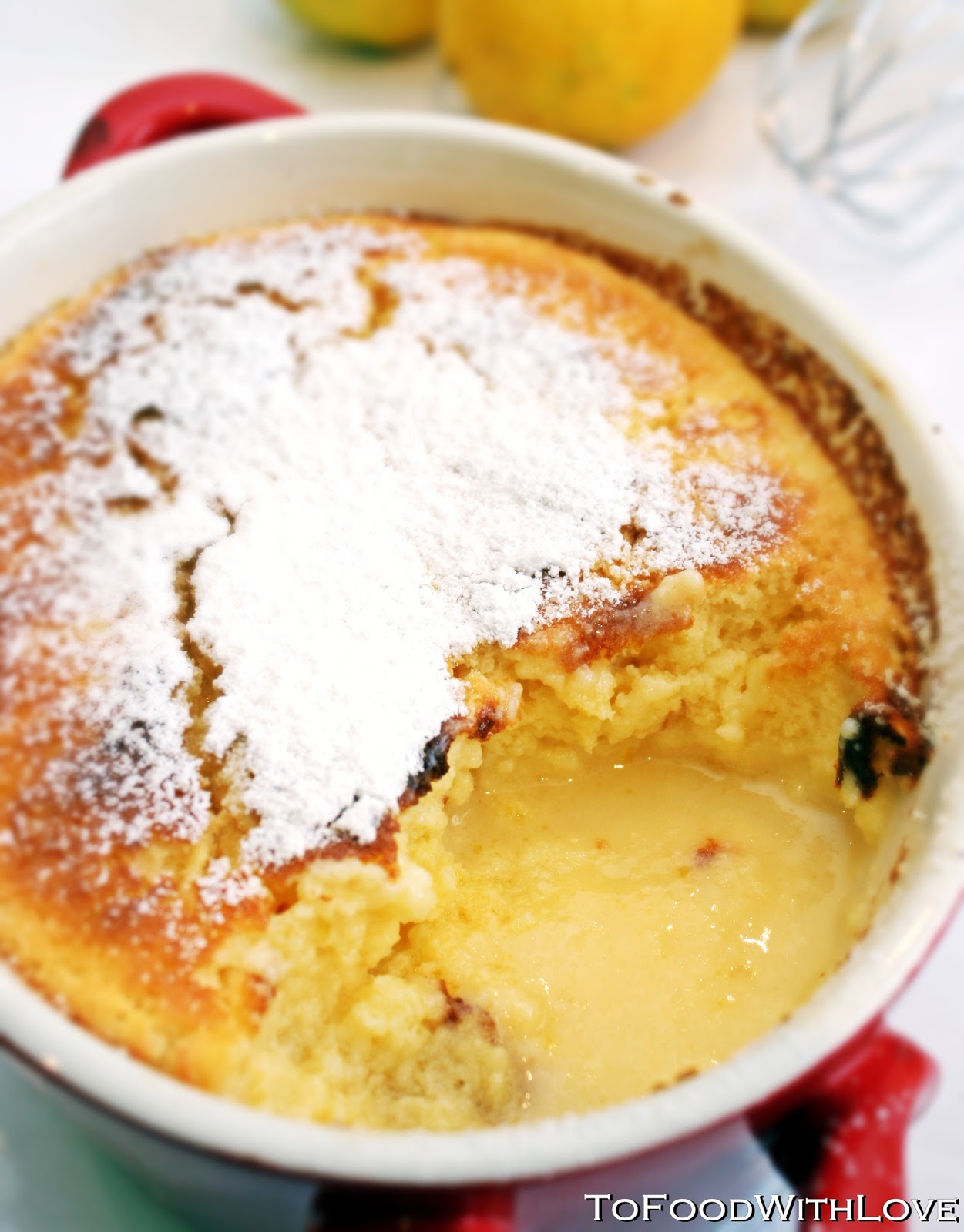 To Food with Love: Lemon Delicious Pudding