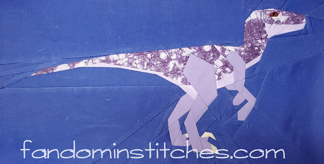 Fandom In Stitches: Jurassic Park Quilt Along Week 11