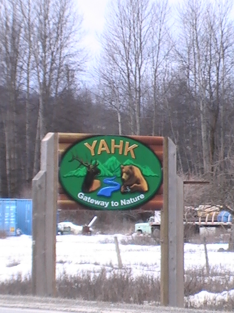 The view from here: A few minutes in Yahk, British Columbia