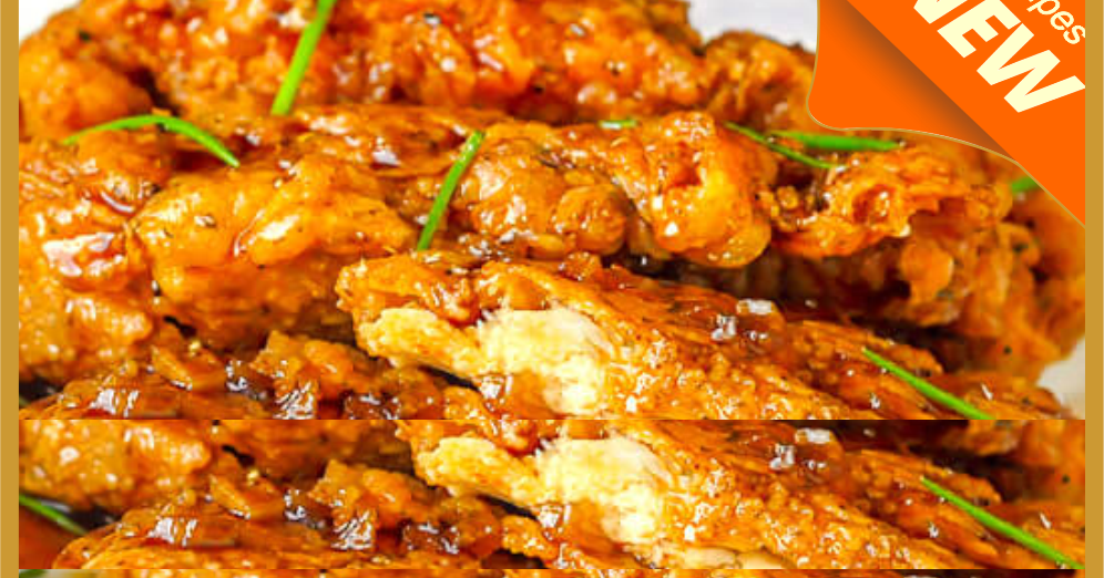 DOUBLE CRUNCH HONEY GARLIC CHICKEN BREASTS | Amzing Food