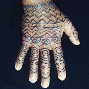 Motif Tato Dayak Iban yang Terkenal - Blog Wilfirmus