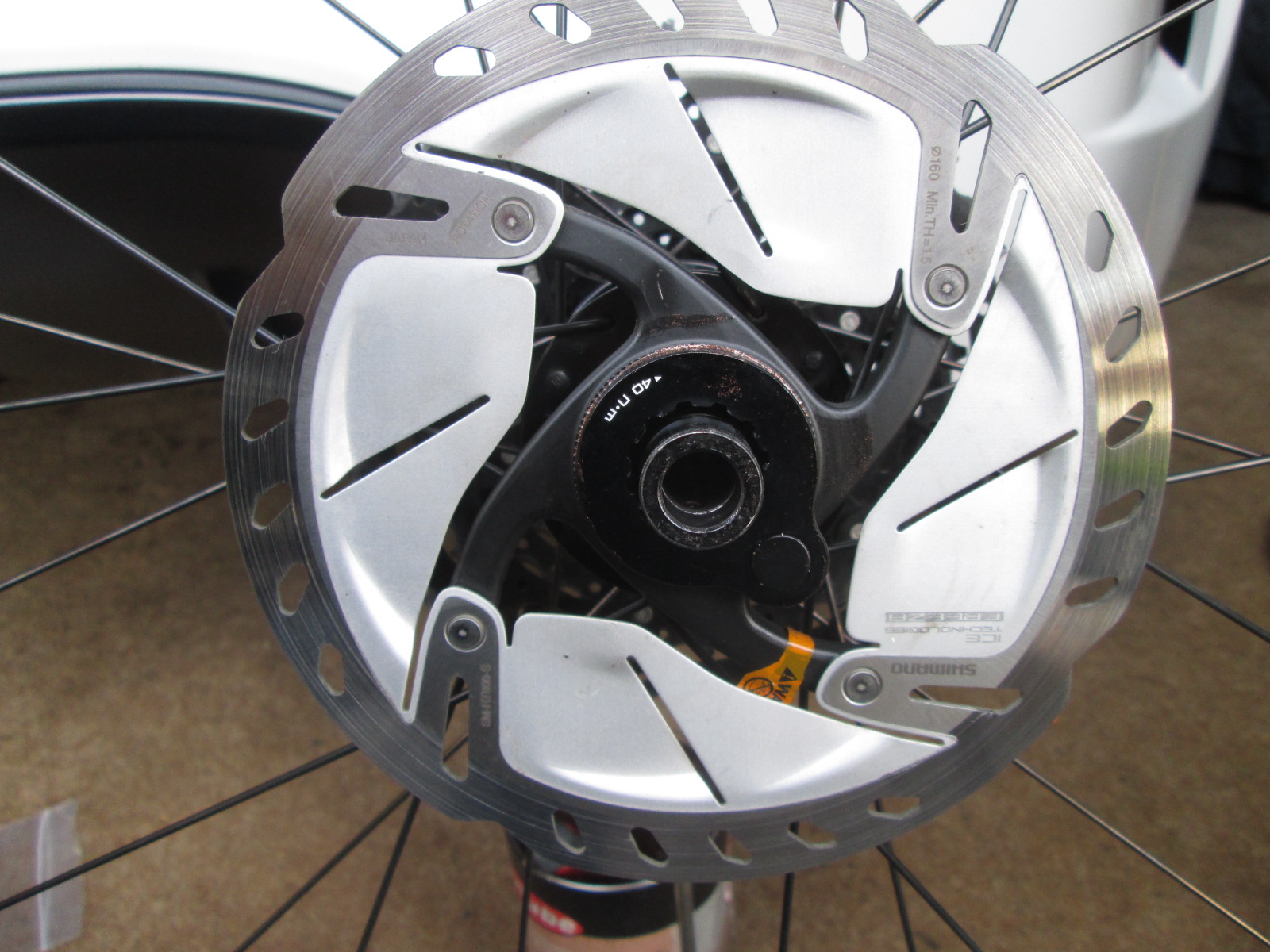 Muddy Brown's Blog: Specialized Creo Speed Sensor / Disc rotor lock ring
