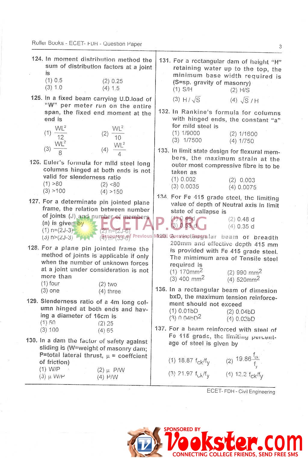 ECETAP - 2016, Previous, Model Papers, Question Papers EEE,ECE,SCE ...