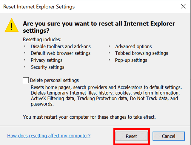 Cara Reset Internet Explorer Kembali Ke Setelan Awal - Gubuk Pintar
