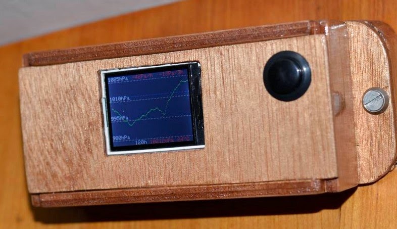 Un barographe réalisé avec Arduino + BMP180 + Ecran TFT - MCHobby - Le Blog