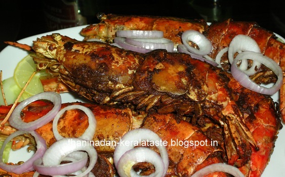 Thani Nadan: Kerala Style Konchu Fry(Prawn Fry)