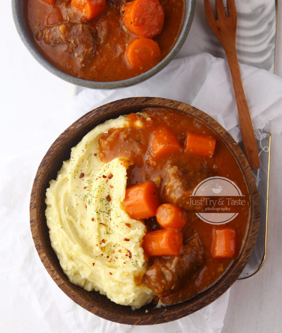 Resep Beef Stew dengan Mashed Potato | Just Try & Taste