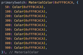 [Flutter tips] All about Theme #2 - primarySwatch ~ Dev.