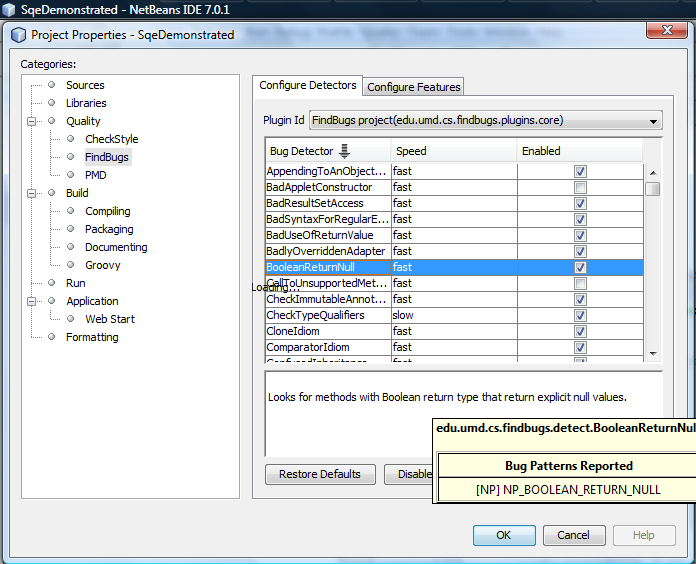 Inspired By Actual Events Configuring Sqe Plugins In Netbeans 7