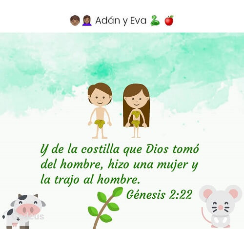 ADÁN Y EVA: HISTORIAS DE LA BIBLIA - Godeus