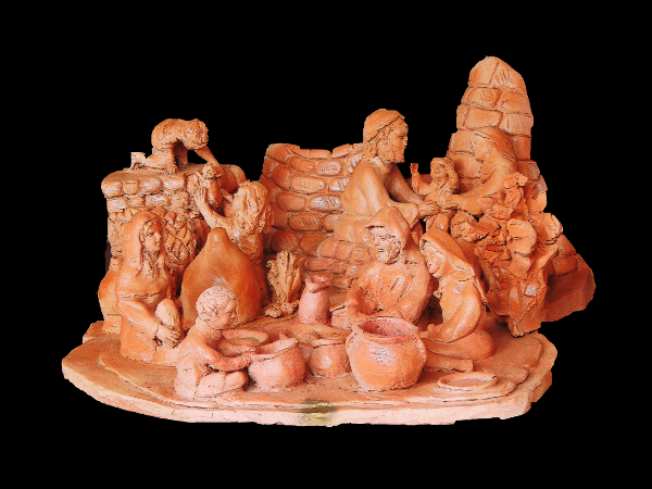 História & Outras Histórias: Arte sacra em argila