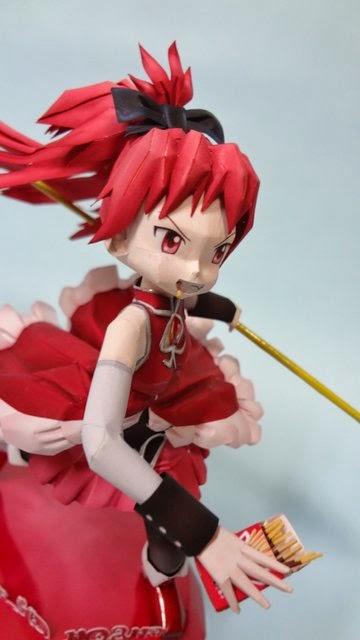 Papercraft Puella Magi Madoka Magica Kyoko Sakura - Papercraft4u | Free ...