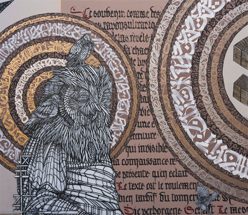 My Owl Barn: Street Art by Monkey Bird