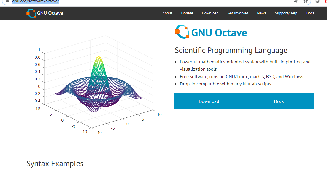 Programación en Octave