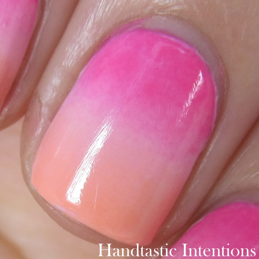 Handtastic Intentions: Nail Art Spring Gradient