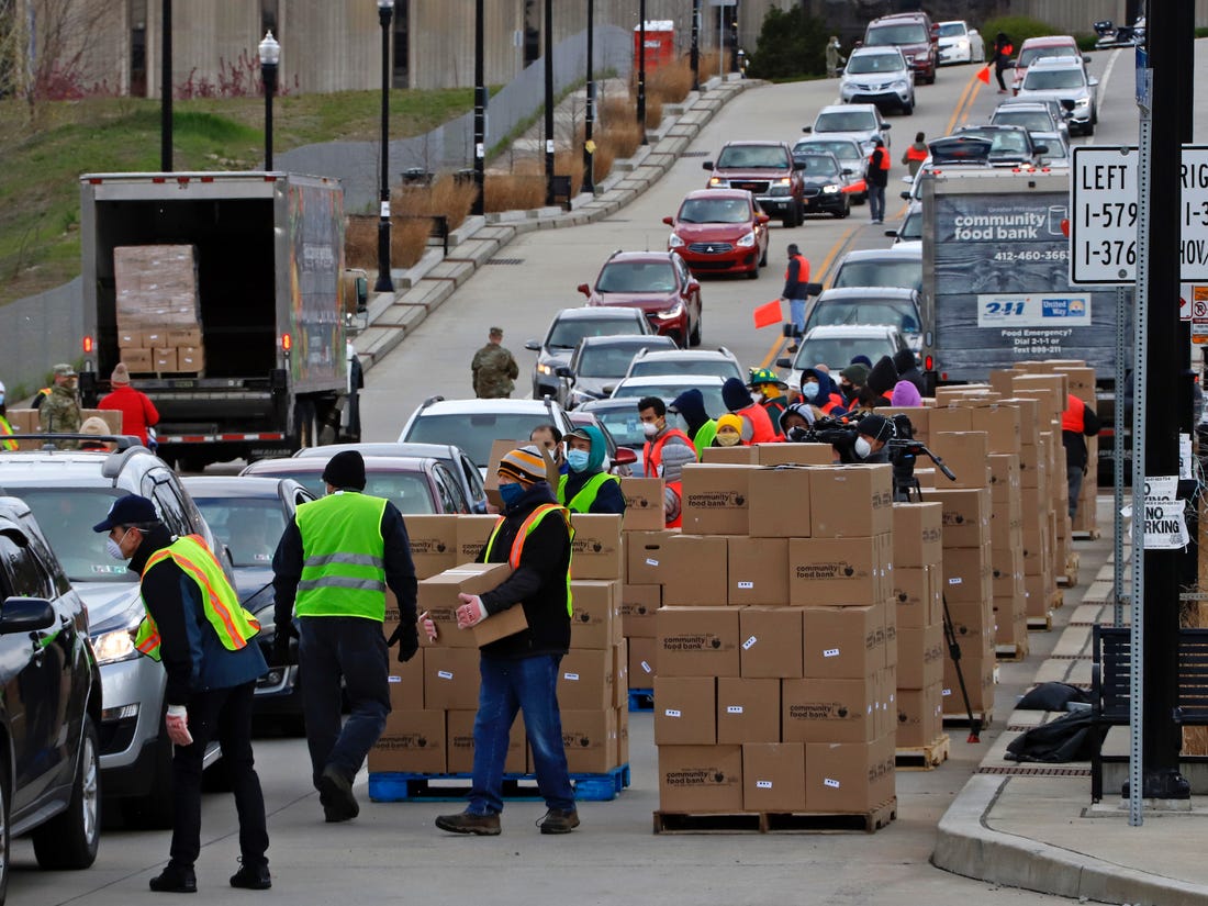 A Frugal Life Now...: Here is the Truth Food Bank Lines Miles Long