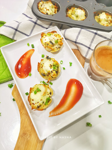 Taystit by Hasna: Easy Cheesy Bread Cups