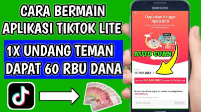 Cara Mendapatkan Uang dari Aplikasi TikTok Lite 2021 - 100% Work Banget! - Mediasiana.com ...