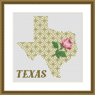 Tango Stitch easy cross stitch designs: Texas silhouette cross stitch ...