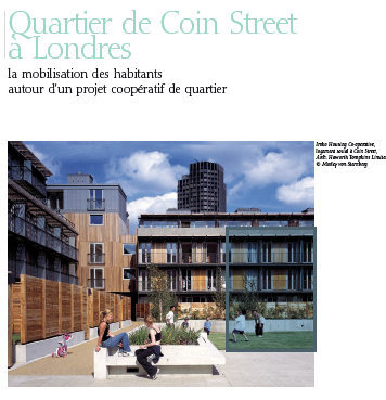 Quartier de Coin Street à Londres