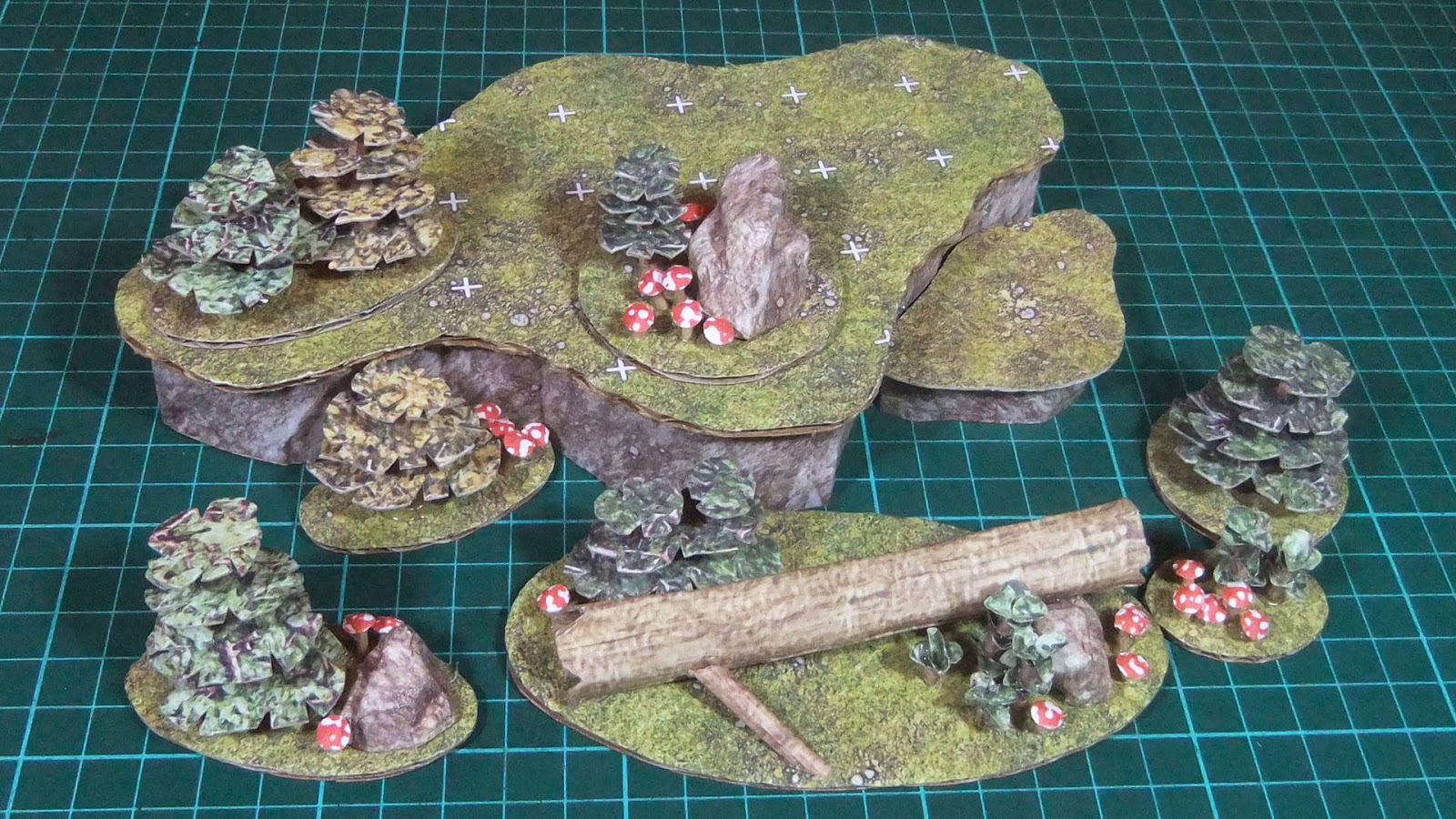 The Crooked Staff Blog: Print & Paste Wilderness Terrain : Trees