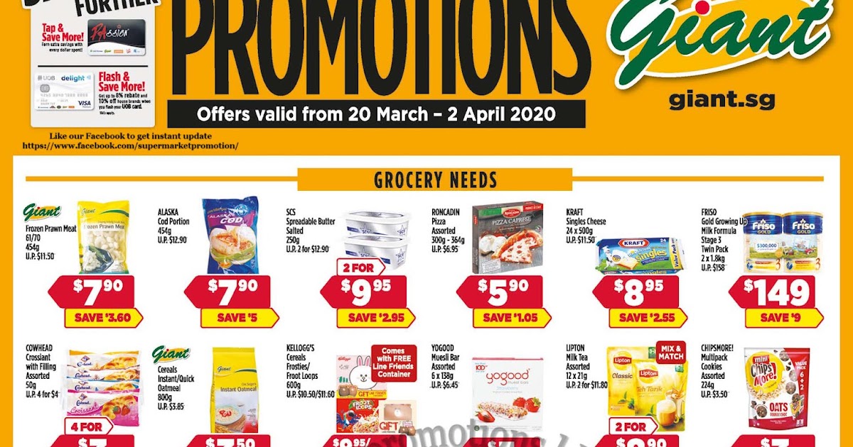 Giant Promotions Ad 20 March - 02 April 2020 ~ Supermarket Promotions