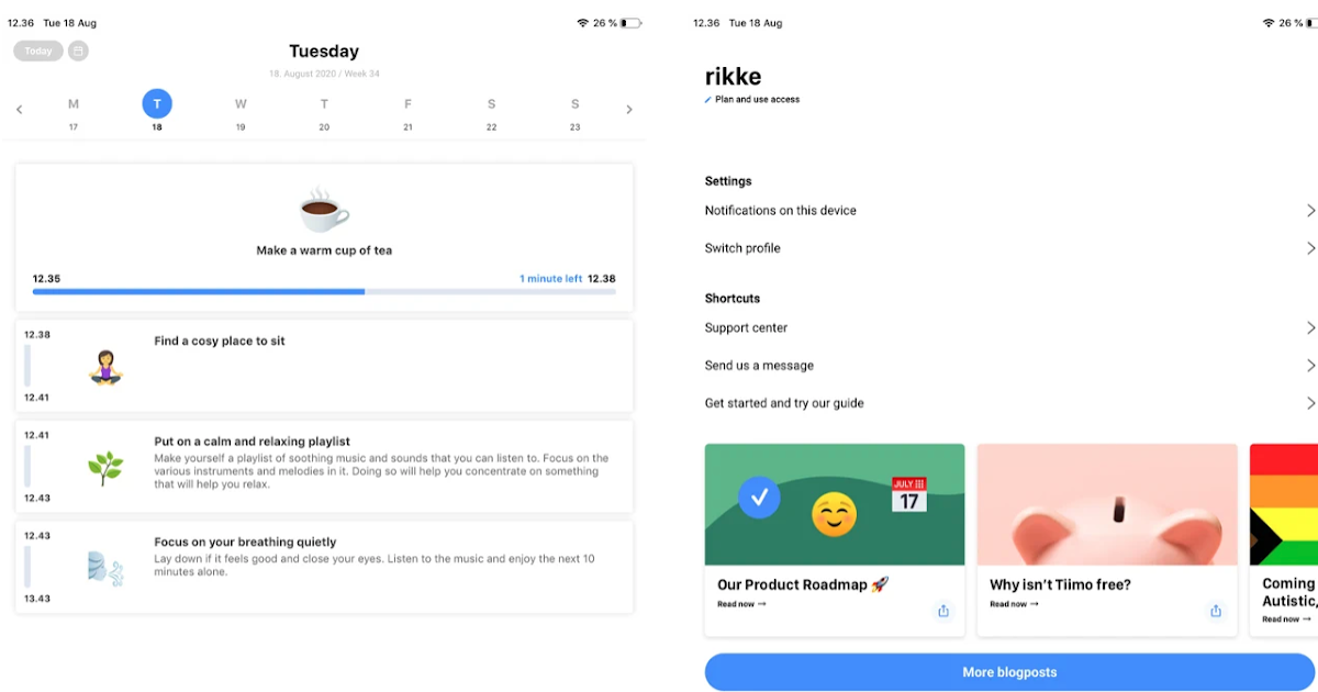 Tiimo- A Good Visual Planner for Learners with ADHD