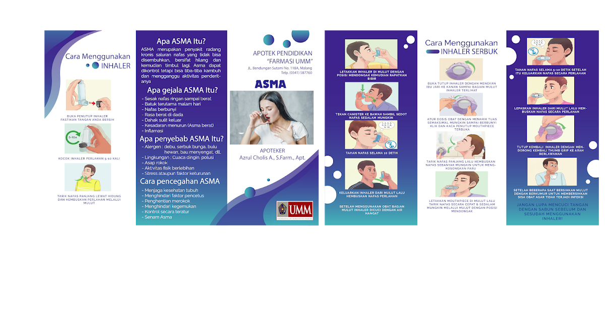 BROSUR ASMA DAN CARA PENGGUNAAN INHALER