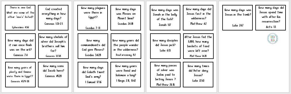 Number Match It | Bible Fun For Kids