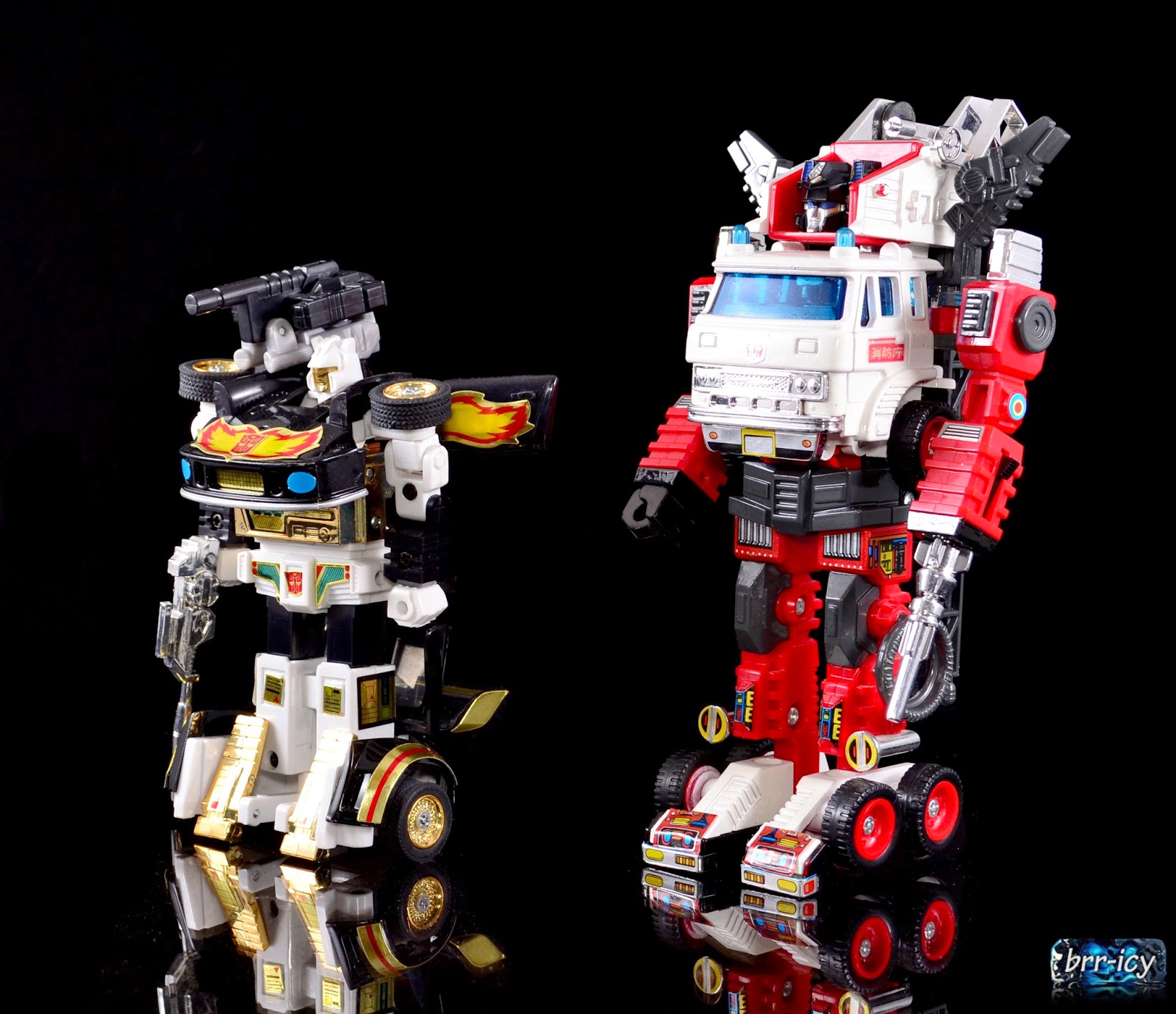 Brr-icy's Transformers Reviews: Headmasters Exclusives Stepper and Artfire
