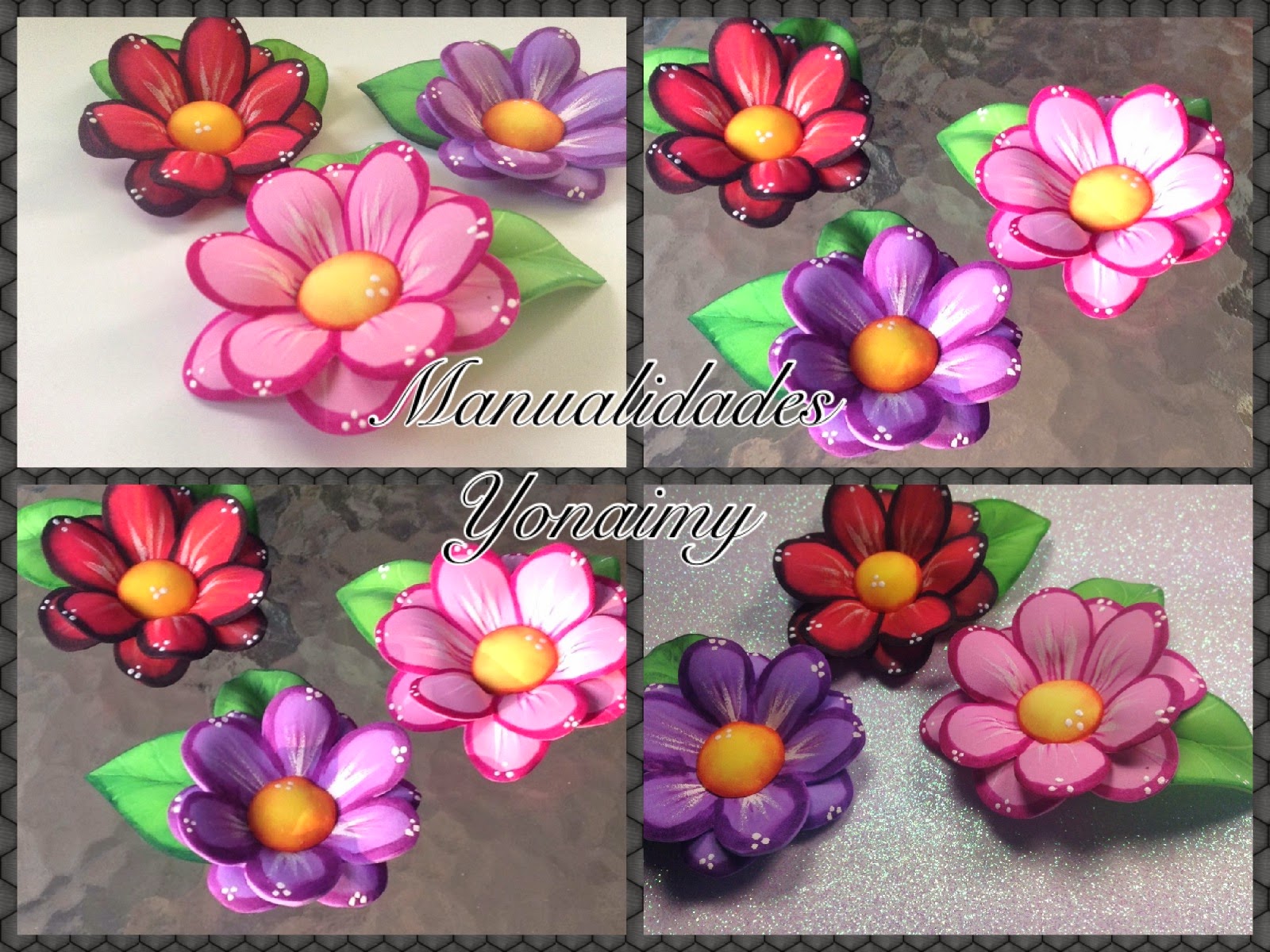 Dibujos DE FLORES EN FOAMI - Imagui