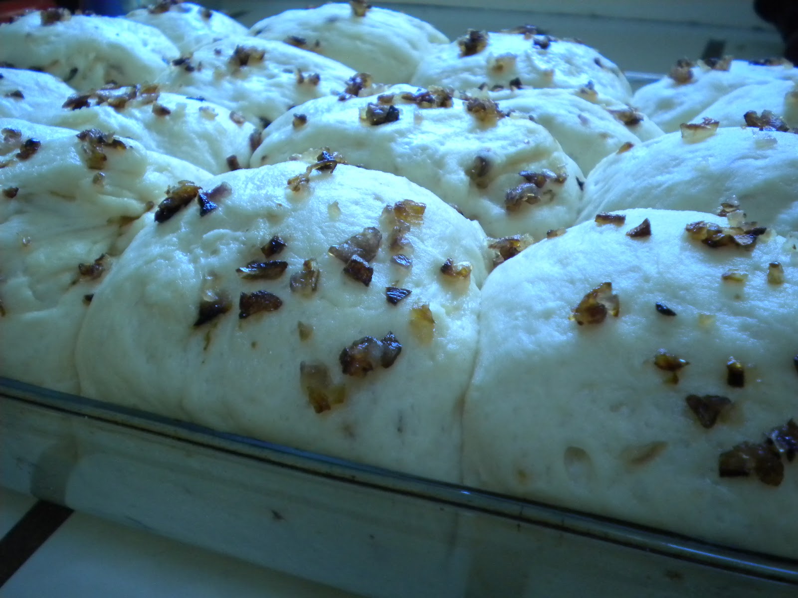 queen of the castle recipes: No Knead Onion Rolls