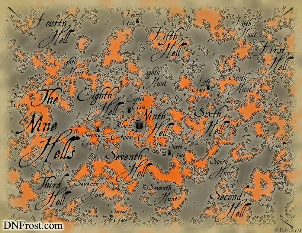 D.N.Frost and TotKW Books: The Nine Hells: a map for Awakening