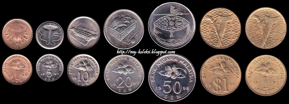 KOLEKSI - COLLECT AND SEE: Duit Syiling Malaysia Siri Kedua - Bunga Raya