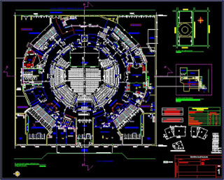 Plan autocad DWG :Caupolican théâtre ~ Engineering et Architecture