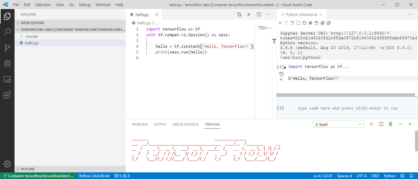 Edit-Build-Run in a Container with VS Code