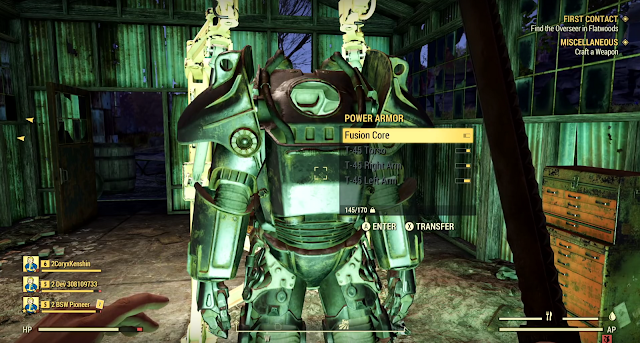 Guide: Locations And Map About Fallout 76 Power Armor