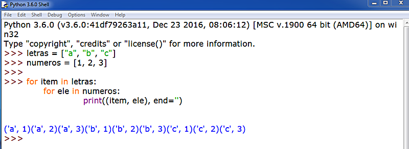 APRENDER A PROGRAMAR CON PYTHON: BUCLE FOR/IN