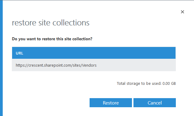Sharepoint Online How To Restore A Deleted Site Collection Using Powershell Sharepoint Diary