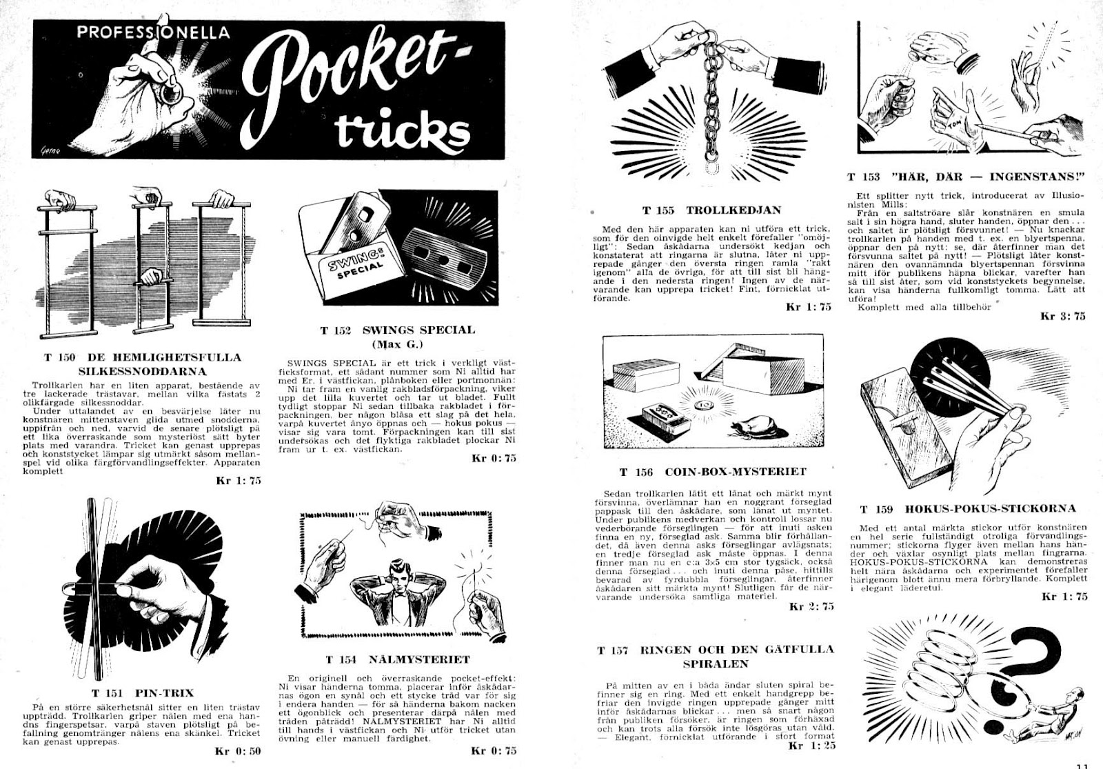 and everything else too: Trolleri (Magic) Katalog '47 PART ONE