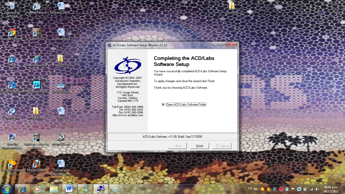 Tutorial ChemSketch: Descarga e instalación de ChemSketch