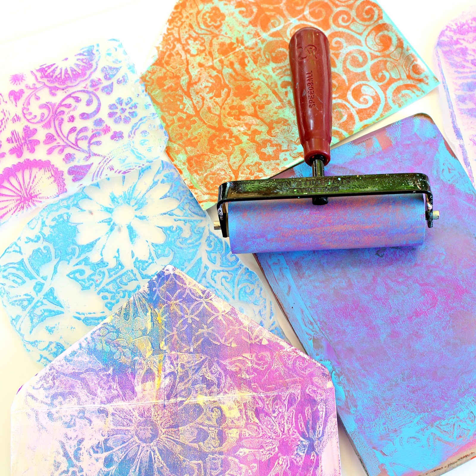 Mark Montano: Rubber Stamp Texture Plates