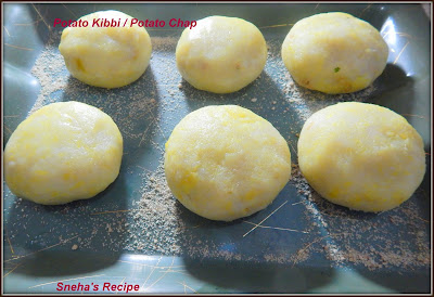 Potato Kubbi/Potato Chap#EattheWorld - Sneha's Recipe