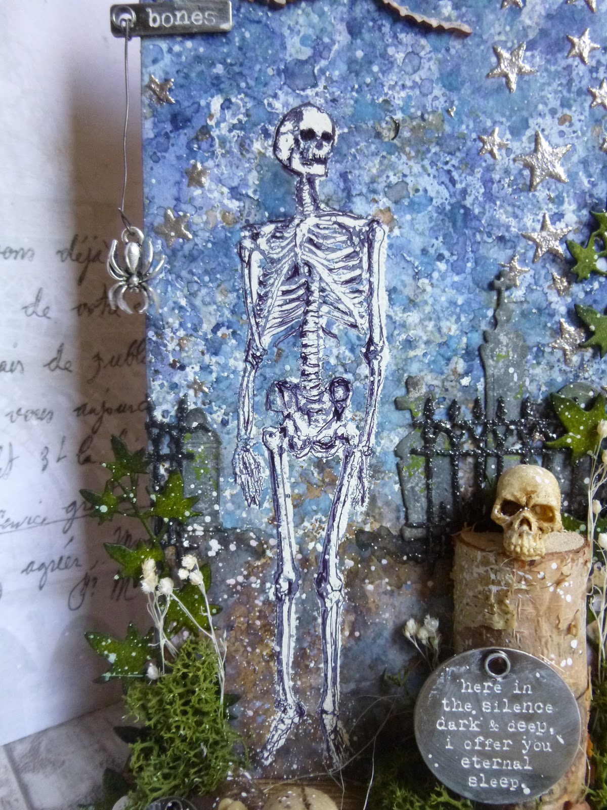Words and Pictures: A Stargazing Skeleton