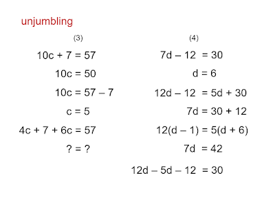 MEDIAN Don Steward mathematics teaching: unjumbling