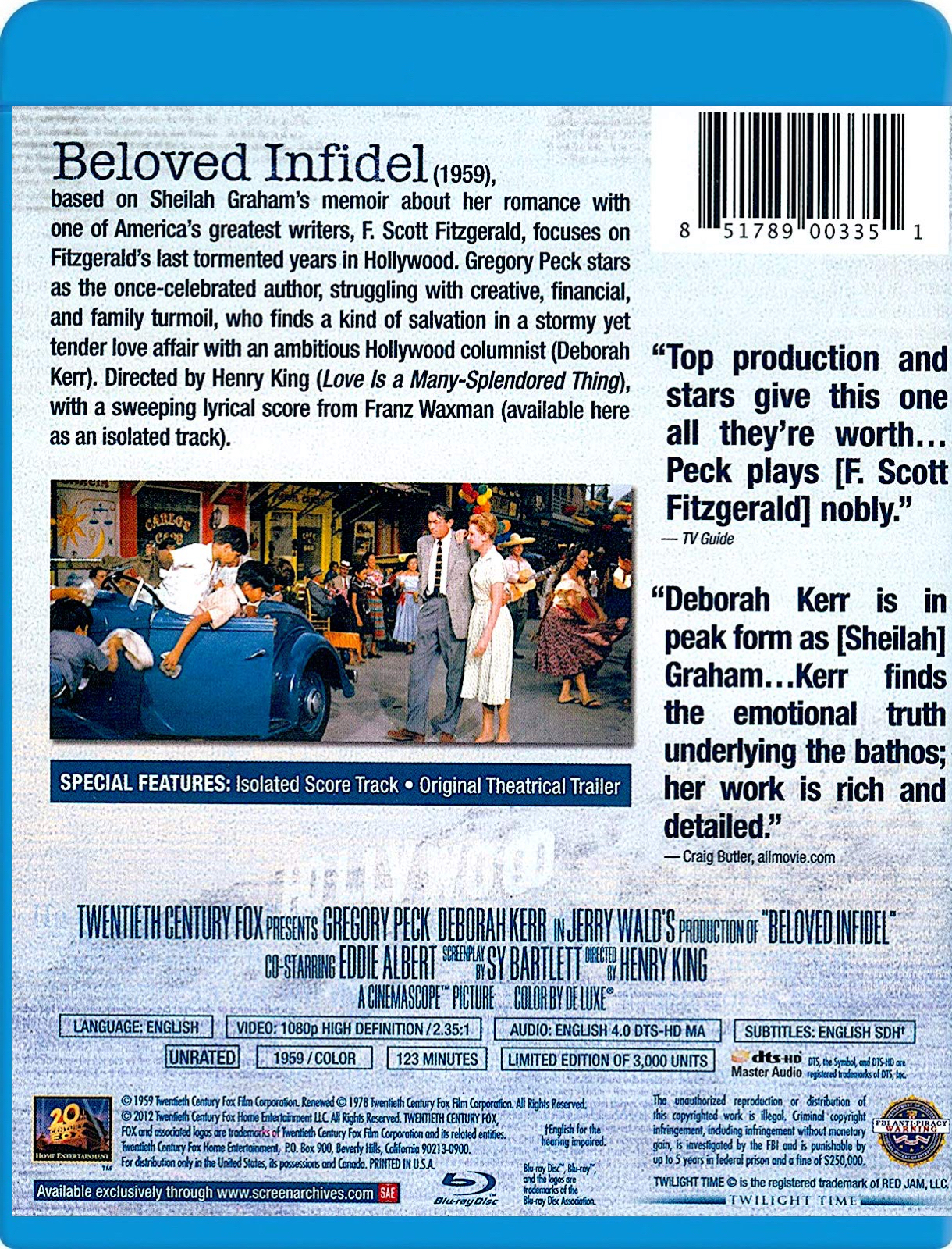 blu-ray and dvd covers: TWILIGHT TIME LIMITED EDITION SERIES BLU-RAYS